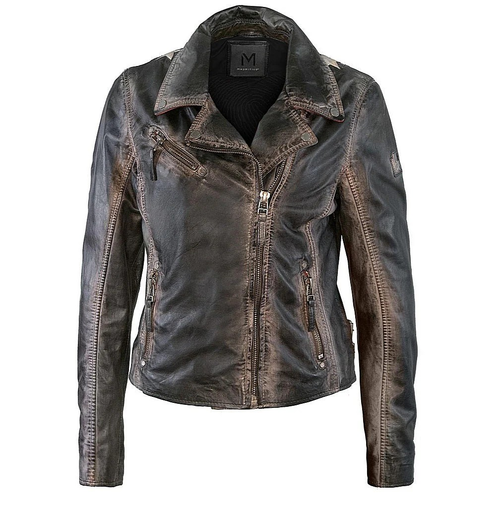 MAURITIUS Christy Leather Jacket – Alberta Boot