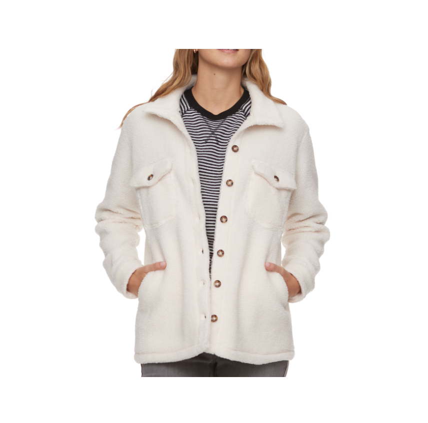 FLAG & ANTHEM May Double Pocket Full Sherpa Button Down Jacket ...