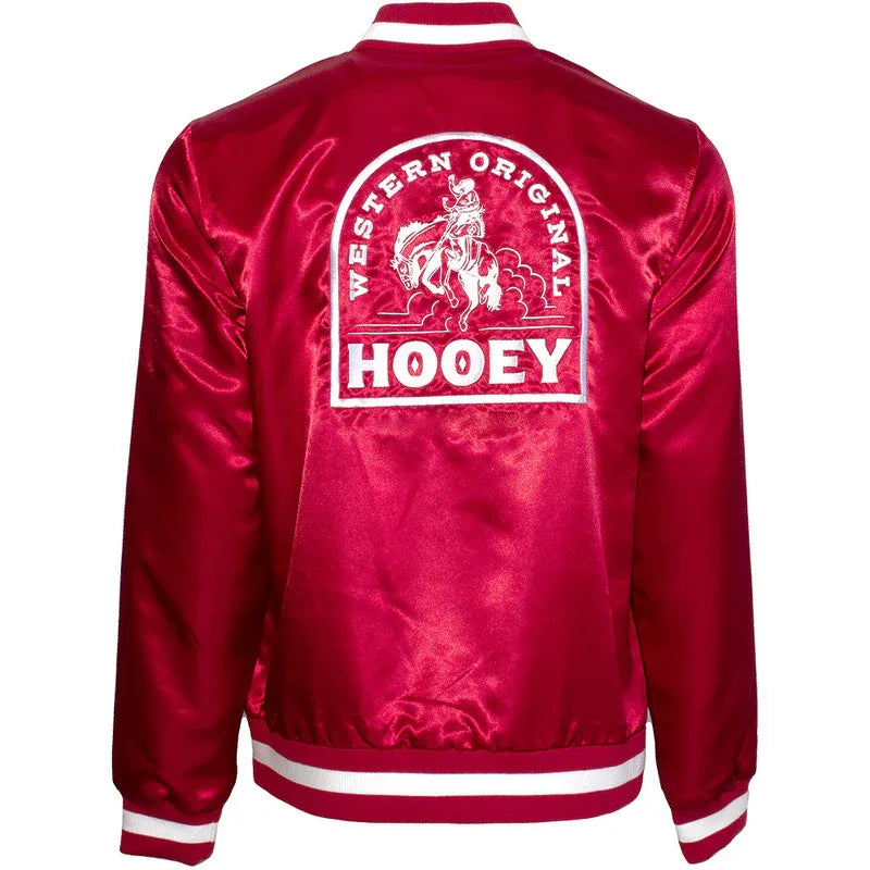 HOOEY Big Sky Bomber With White Logo On Back – Alberta Boot
