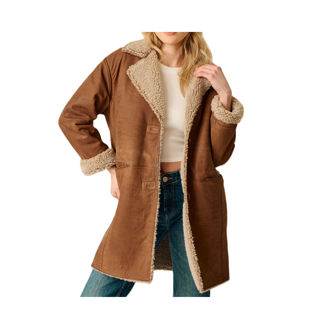 MAURITIUS Teddy Lined Car Coat – Alberta Boot