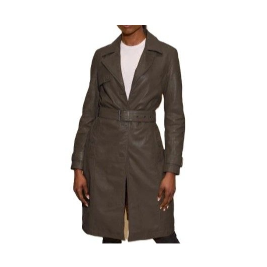 MAURITIUS Classic Leather Trench Coat – Alberta Boot