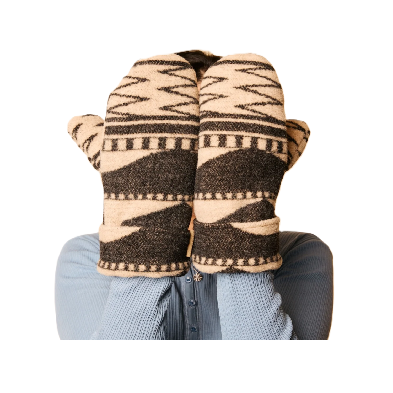 MINI TIPI Weaver Sherpa Mittens – Alberta Boot