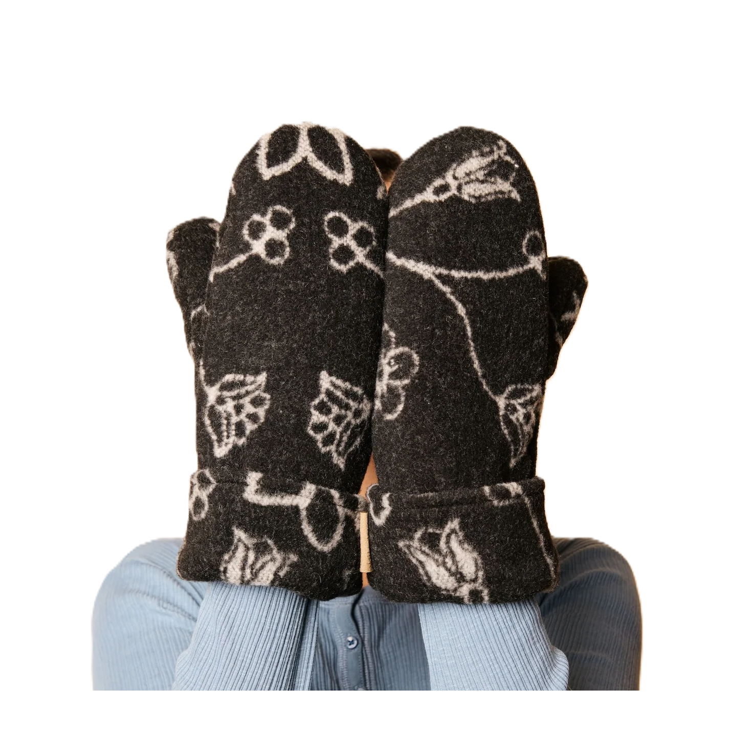 MINI TIPI Fleurs Sherpa Mittens – Alberta Boot
