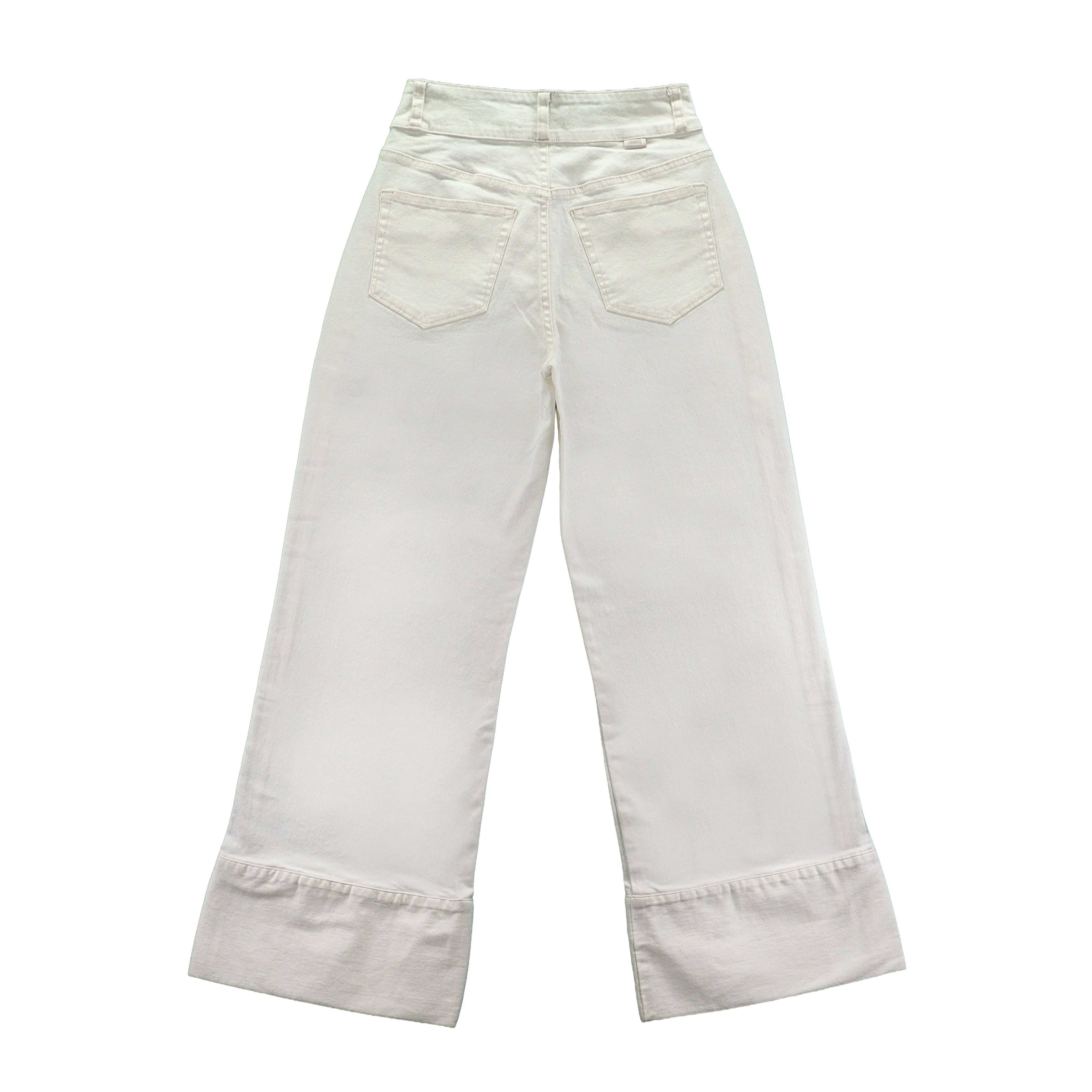 CEROS Super High Rise Wide Crop Jean – Alberta Boot
