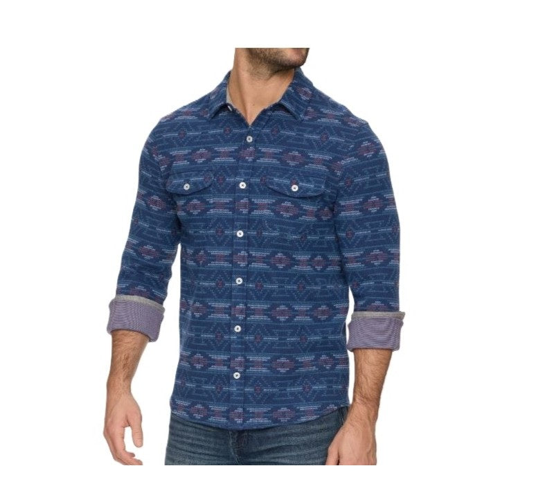 FLAG & ANTHEM Baker LS Southwestern Hero Knit Flannel Shirt – Alberta Boot