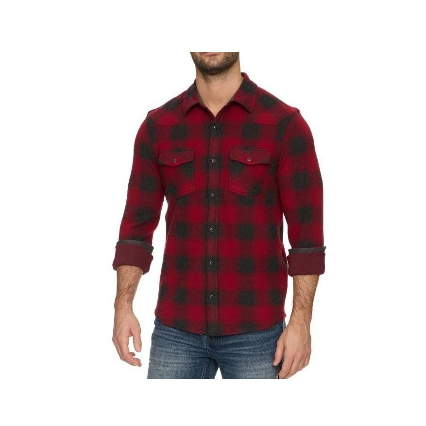 FLAG & ANTHEM Premont LS Western Hero Knit Flannel Shirt – Alberta Boot
